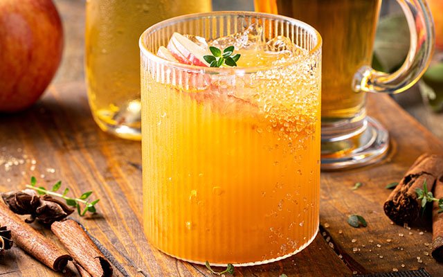 Cider, gin and lavender come together with honey in this yummy cocktail ...