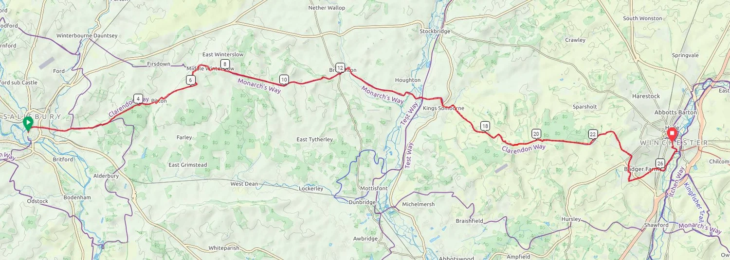 Walking The Clarendon Way — Richard Gower