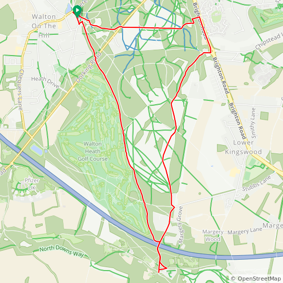 Banstead Heath Coal Duty Post Circular Walk — Richard Gower