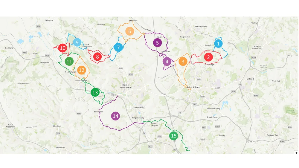 Walking The Hertfordshire Way through the Chilterns — Richard Gower