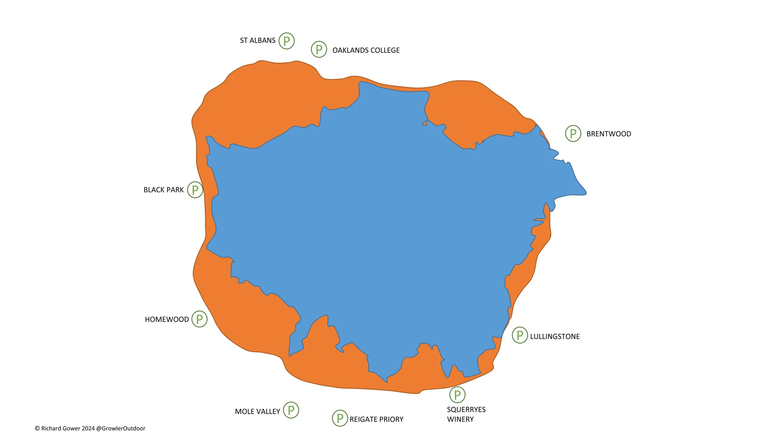 LonDone+ & LonDone++ parkrun Challenges: M25, Voronoi Areas & Total ...