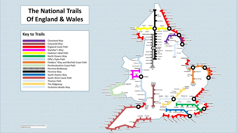 The National Trails of England & Wales — Richard Gower