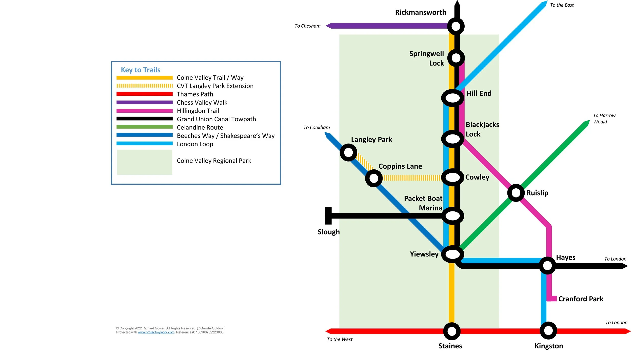 Walking Trails in The Colne Valley — Richard Gower