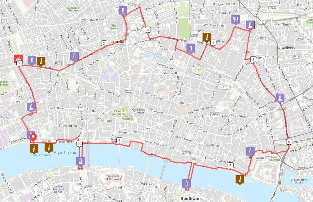 Walking the City of London Boundary: The Complete 10.6km Square Mile ...
