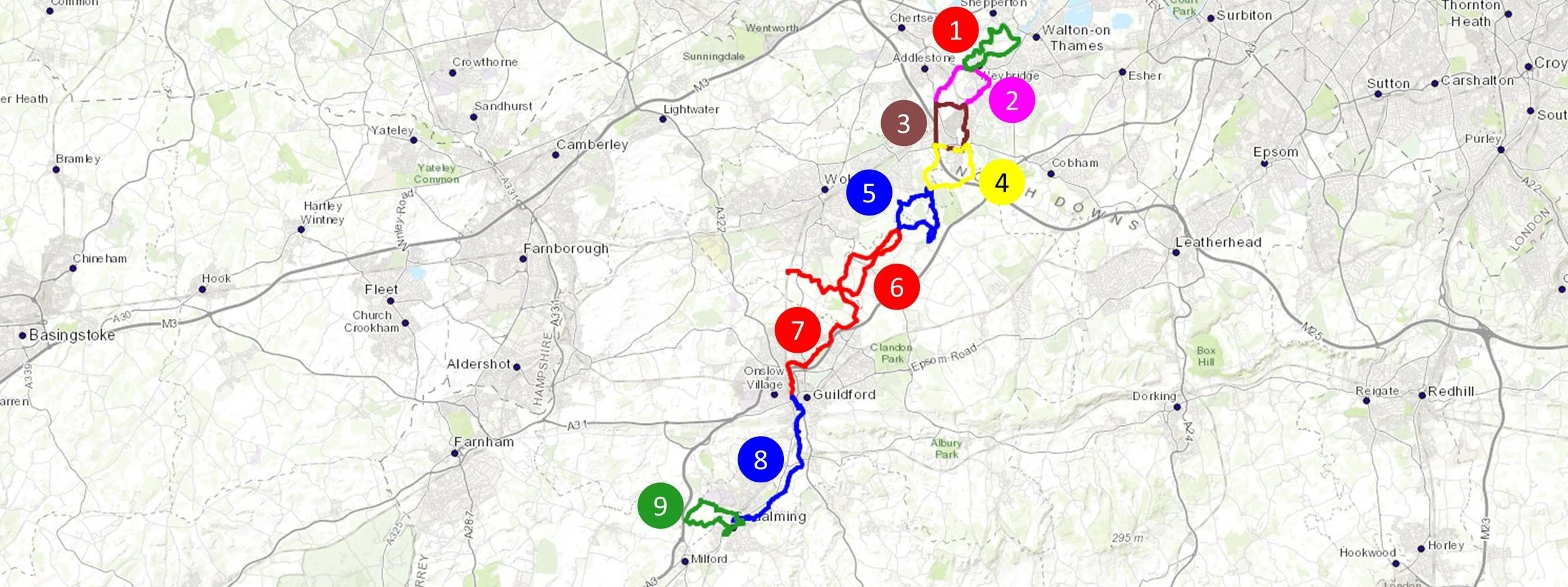 Walking The River Wey and Wey Navigation — Richard Gower