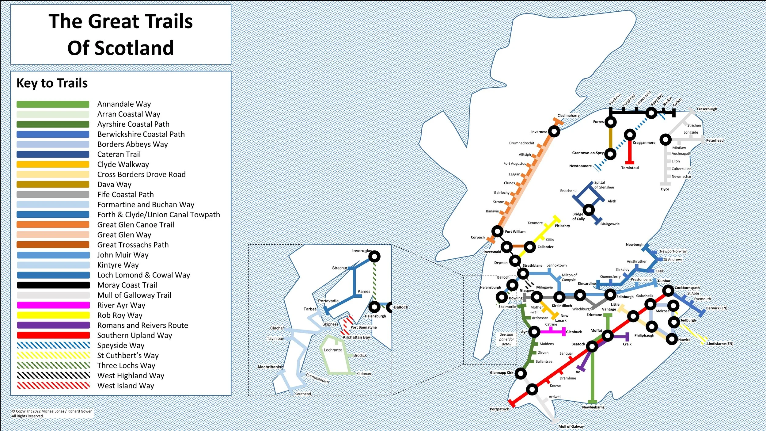 The Great Trails of Scotland — Richard Gower