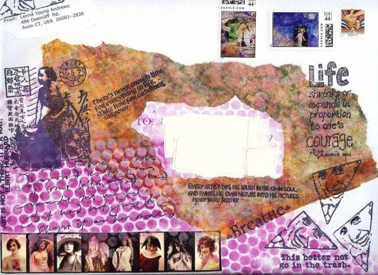 Mail Art Gallery — creative lenna