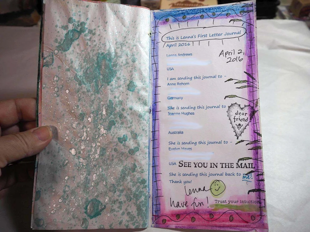 Letter Journals - my First! — creative lenna