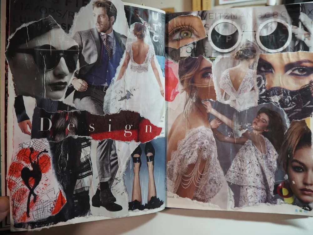 Collage in Altered Books — creative lenna