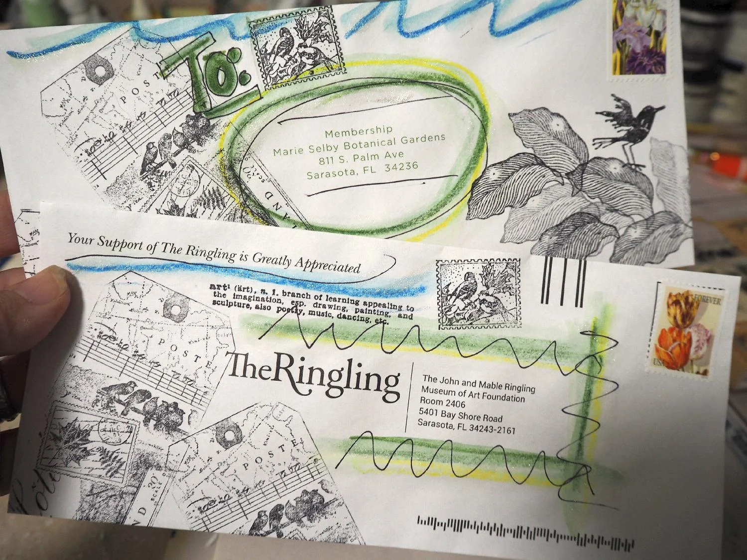 Mail Art Gallery — creative lenna