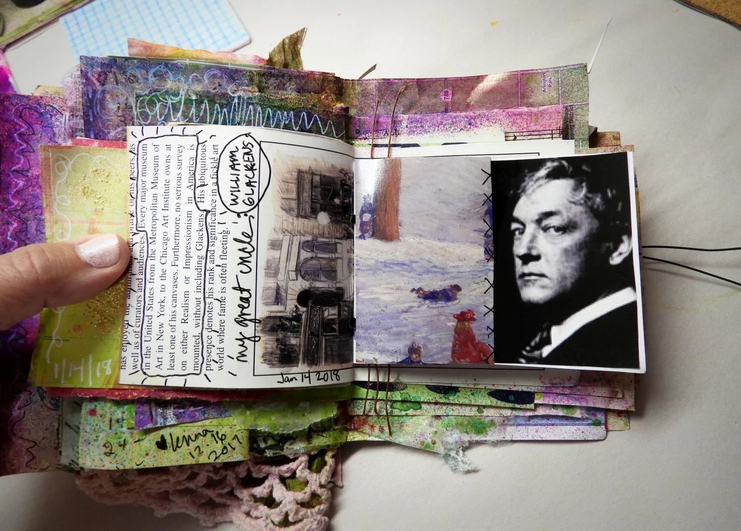 playing in my pocket journal — creative lenna
