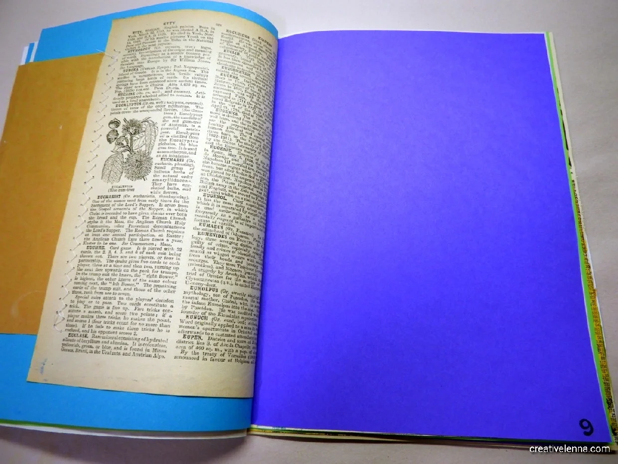 Image-Resist Gel-Print Journal — creative lenna