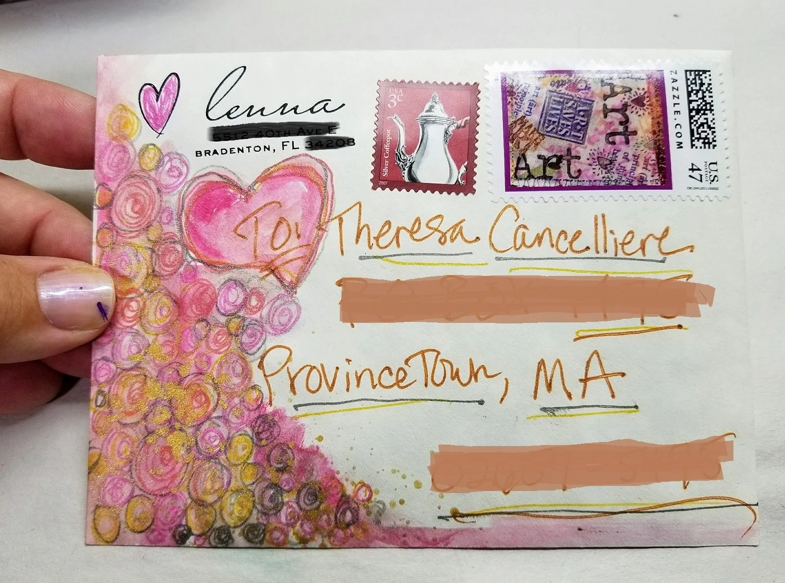 Mail Art Gallery — creative lenna
