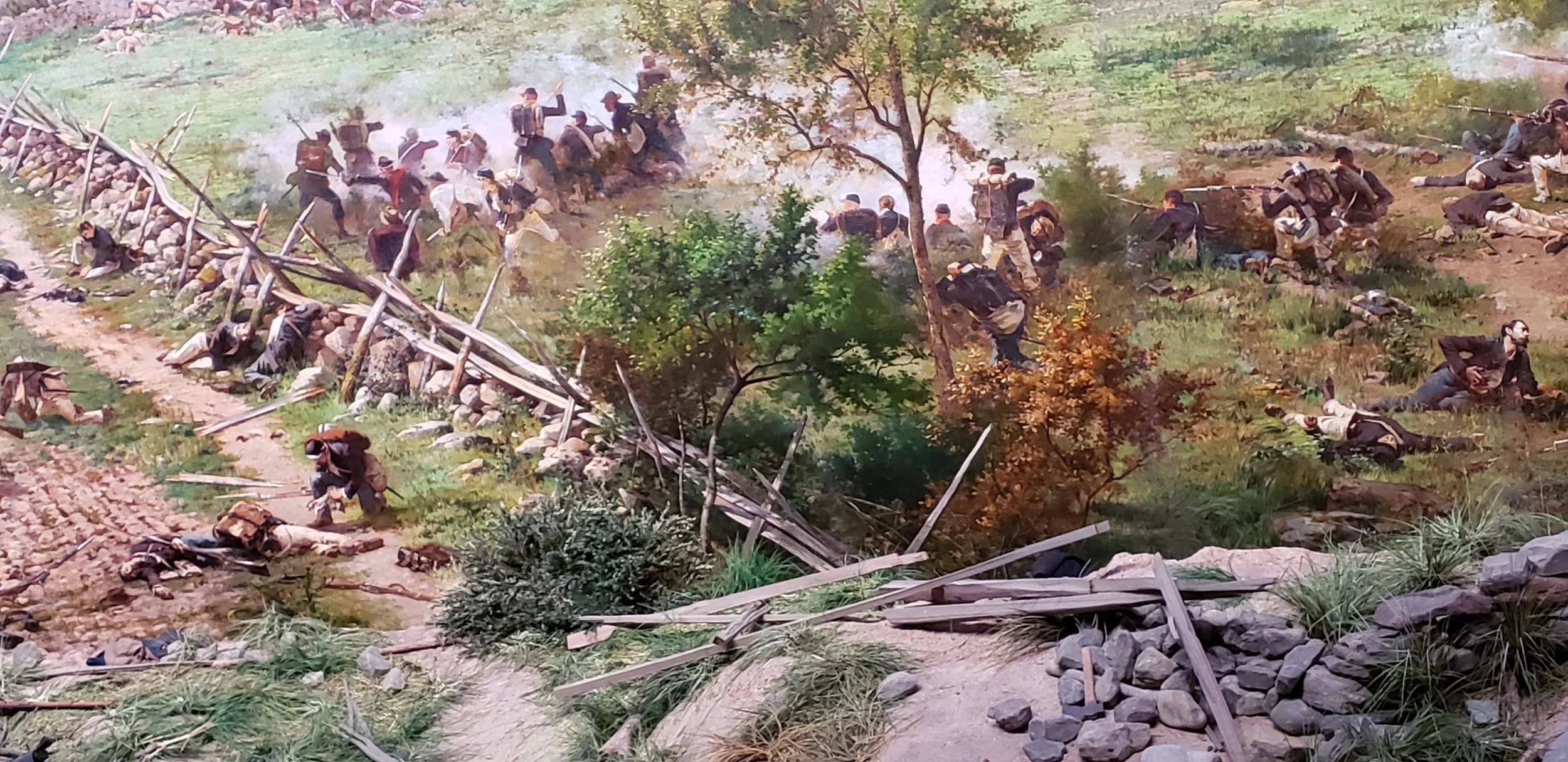 Gettysburg: Cyclorama Evening With The Painting | Battlefield Bed and ...