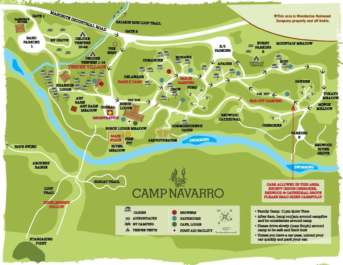 Deep End Family Campout — Camp Navarro