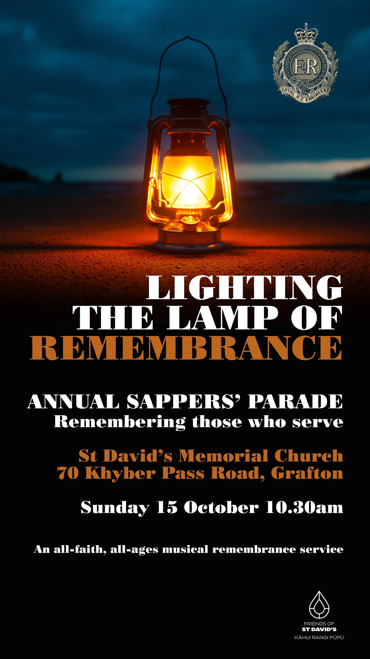 LIGHTING THE LAMP OF REMEMBRANCE | Annual Sappers' Parade — Friends of ...
