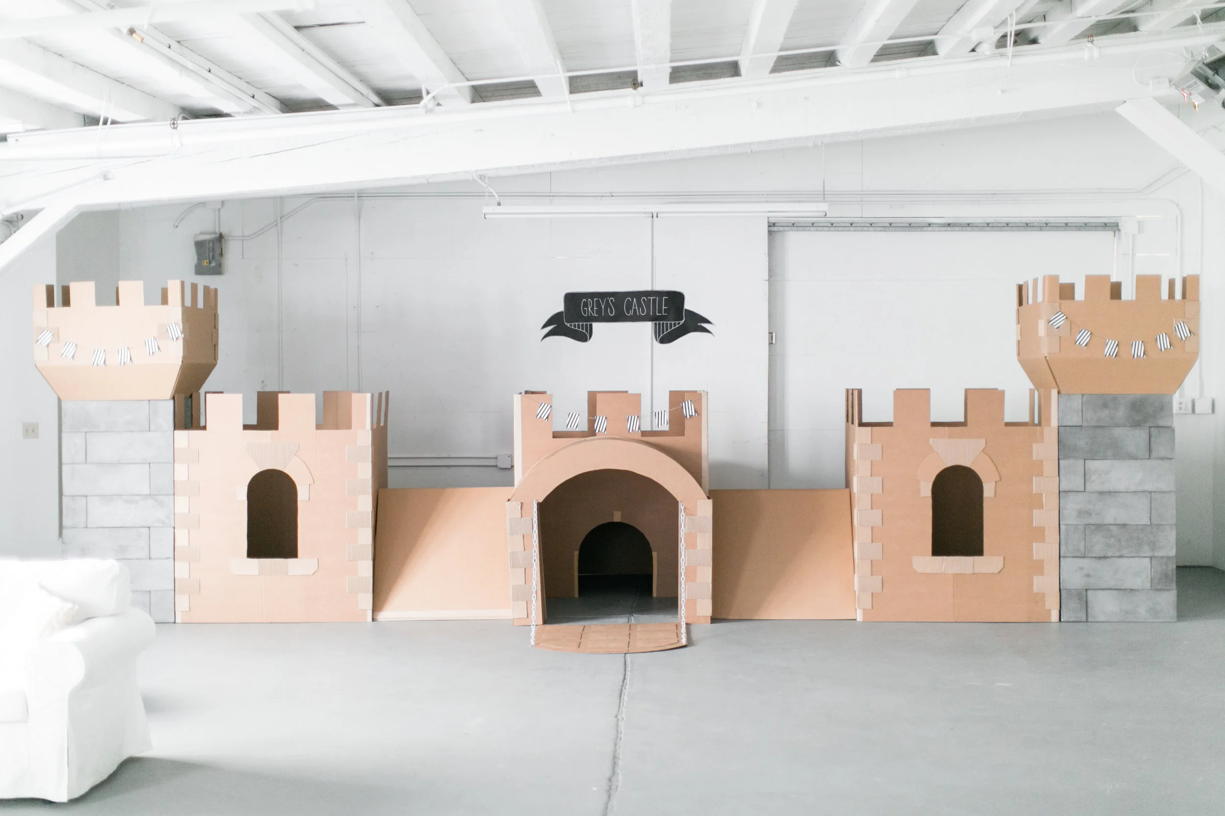 CARDBOARD PARTY SIGNAGE — Marabou Design