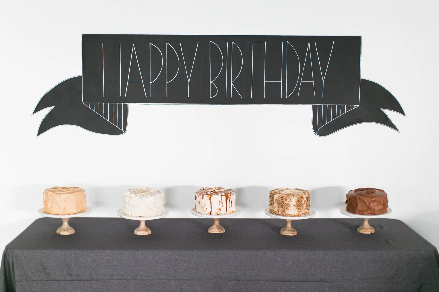 CARDBOARD PARTY SIGNAGE — Marabou Design