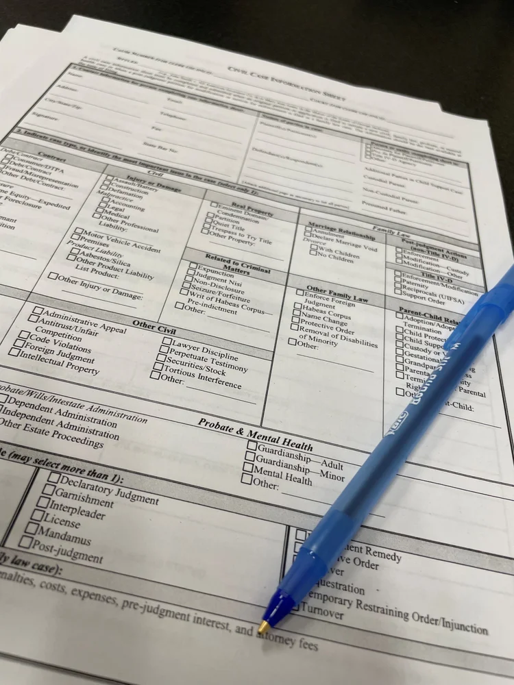 Forms — Harris County Robert W. Hainsworth Law Library