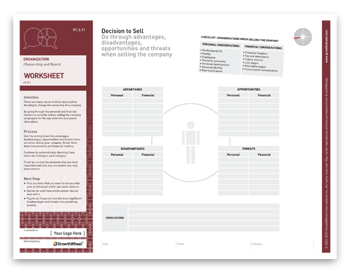 Exit and Succession — GrowthWheel