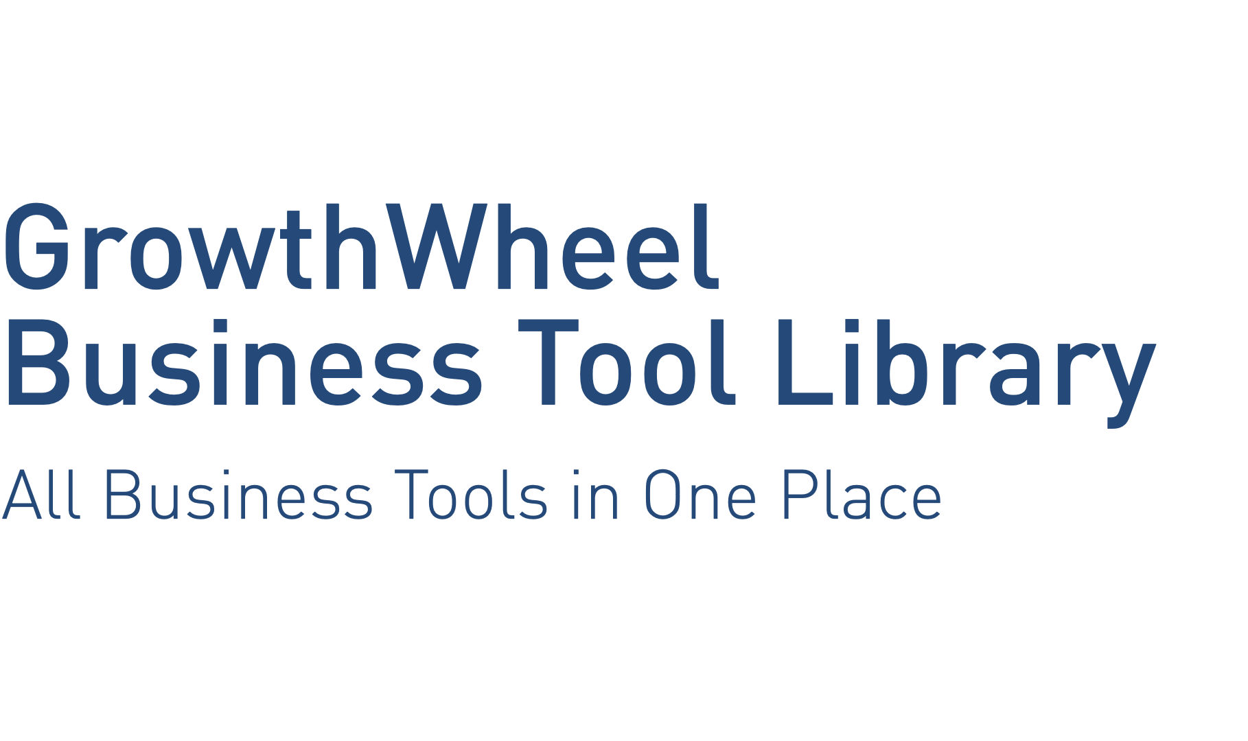 Business Toolbox — GrowthWheel