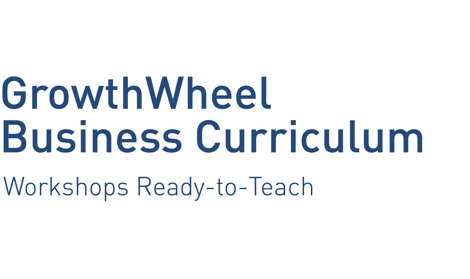Workshops Tools — GrowthWheel