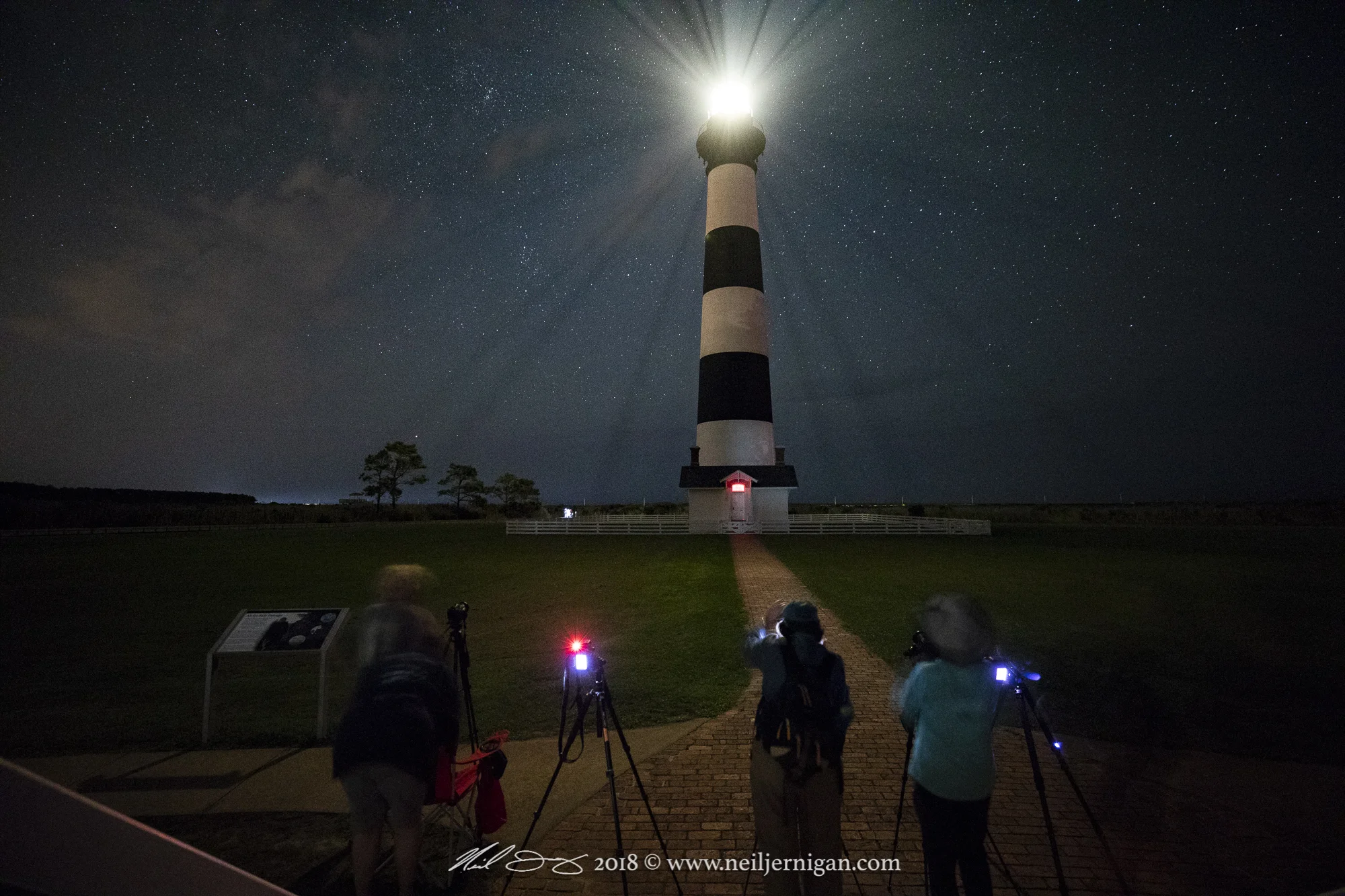Beautiful Lighthouses At Night