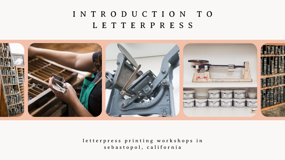 introduction to letterpress | workshop — folding bones press