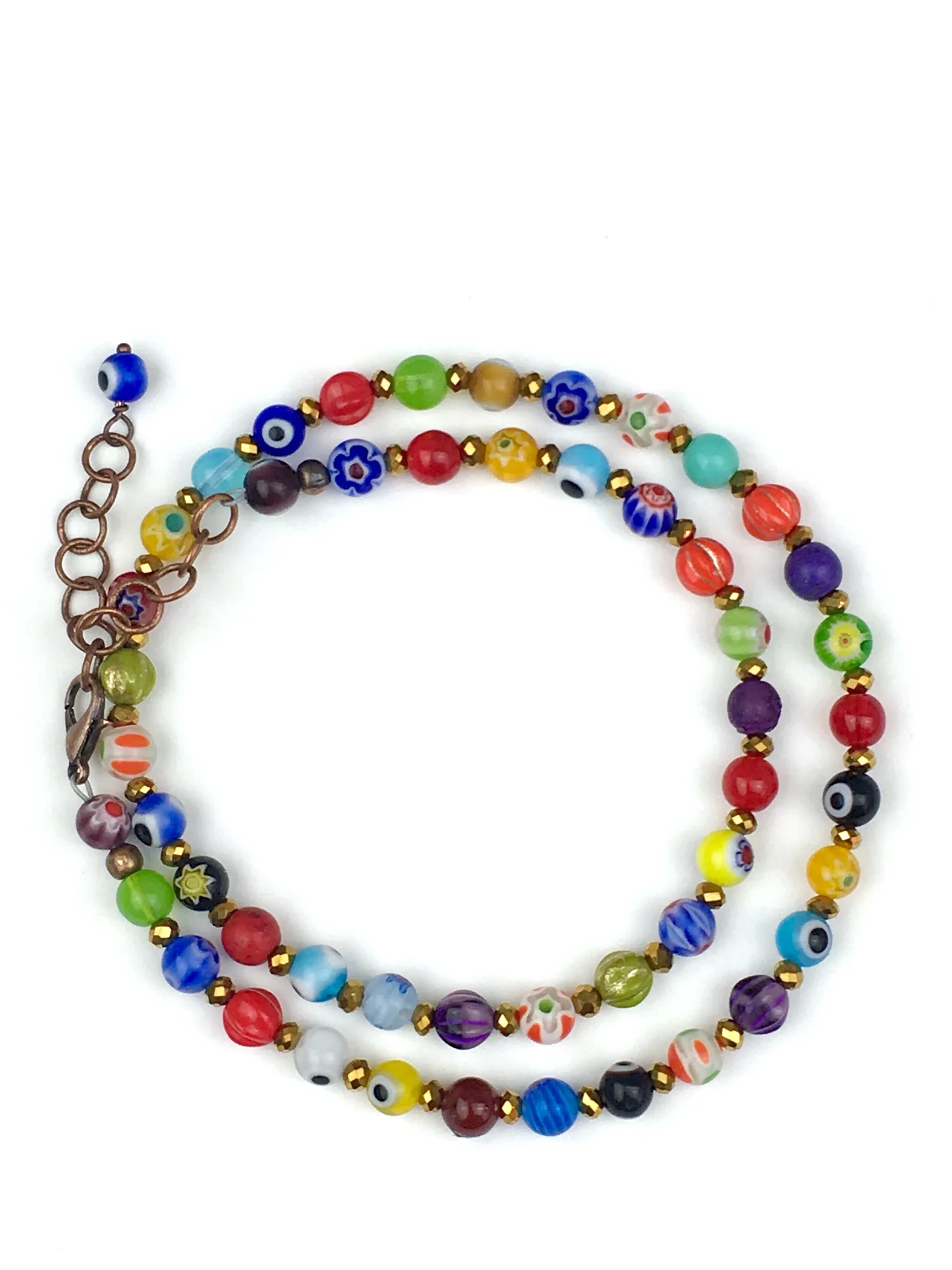 Rainbow Bead Necklace