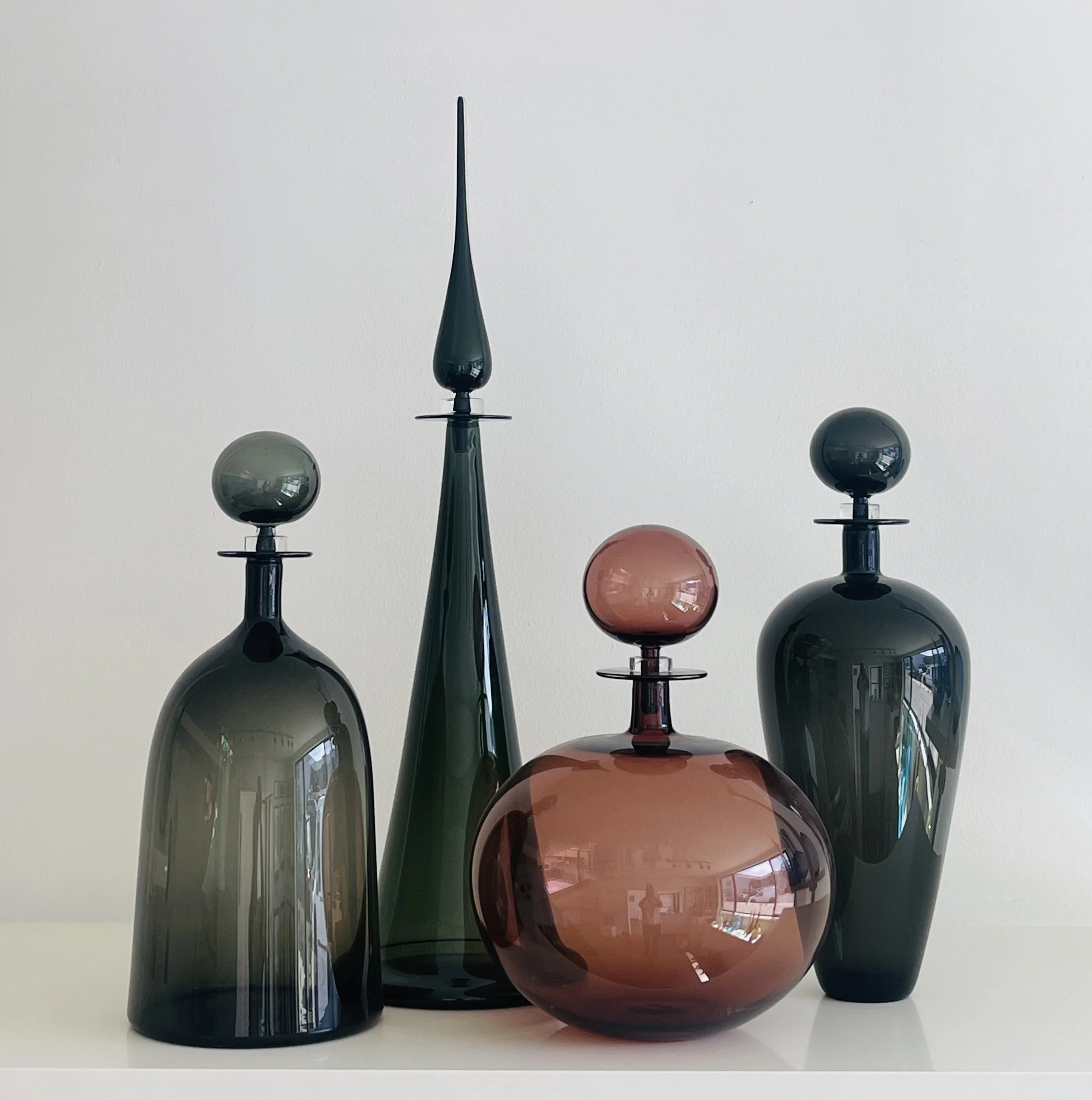 LARGE DECANTER COLLECTION — JOE CARIATI