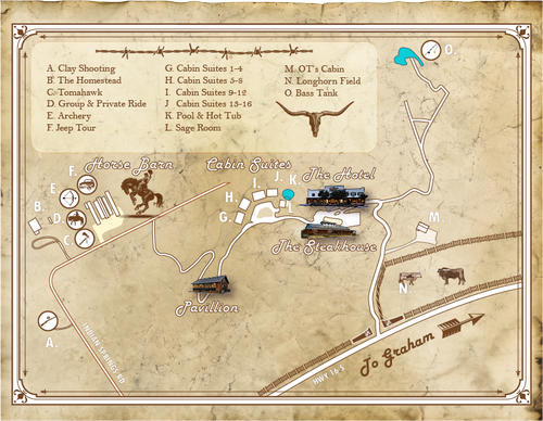 Maps & Local Attractions — Wildcatter RanchWildcatter Ranch