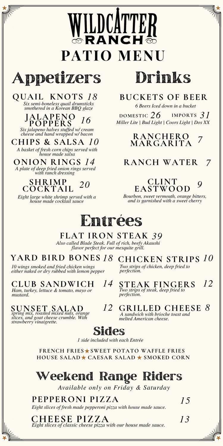 North Texas Steakhouse — Wildcatter RanchWildcatter Ranch