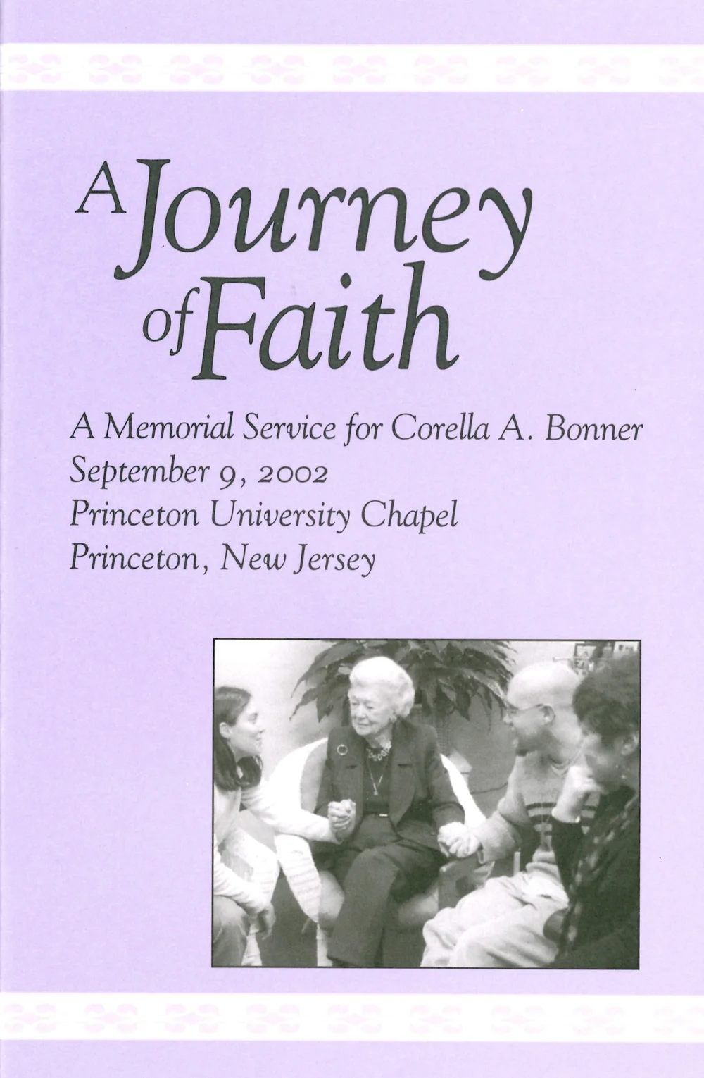 Foundation History — The Corella & Bertram F. Bonner Foundation