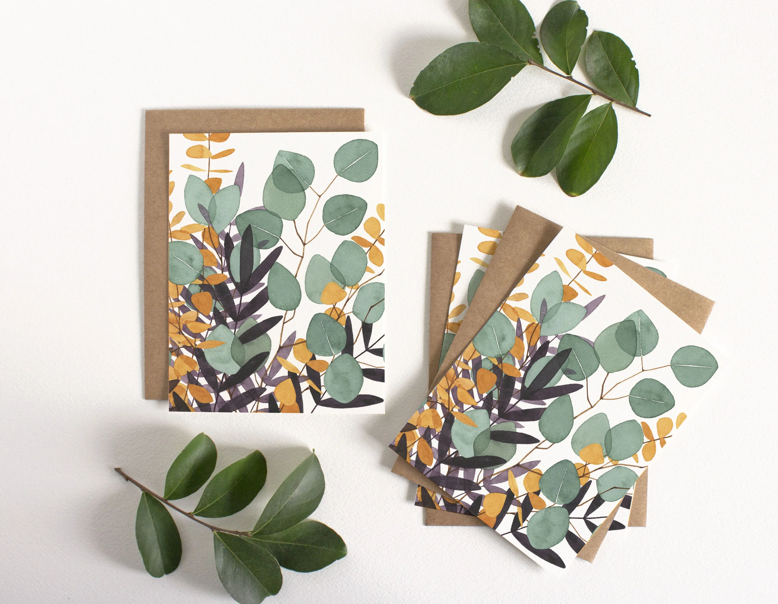 May We Fly — Eucalyptus Greeting Card