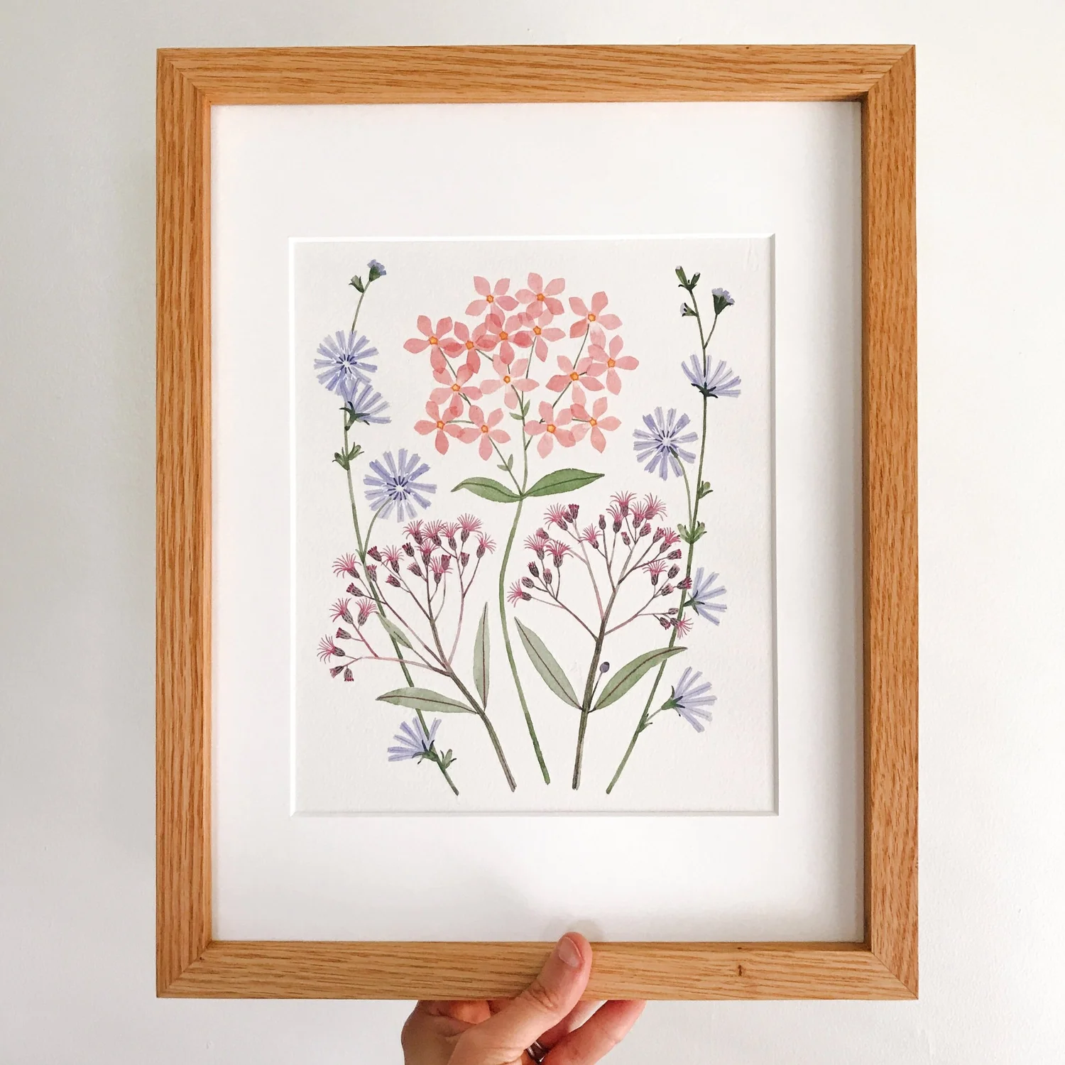 May We Fly — Watercolor Wildflowers Original 8x10 Painting