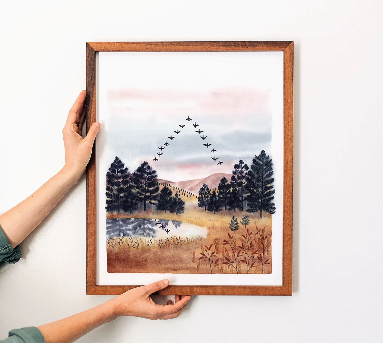 May We Fly — Autumn Flight Art Print