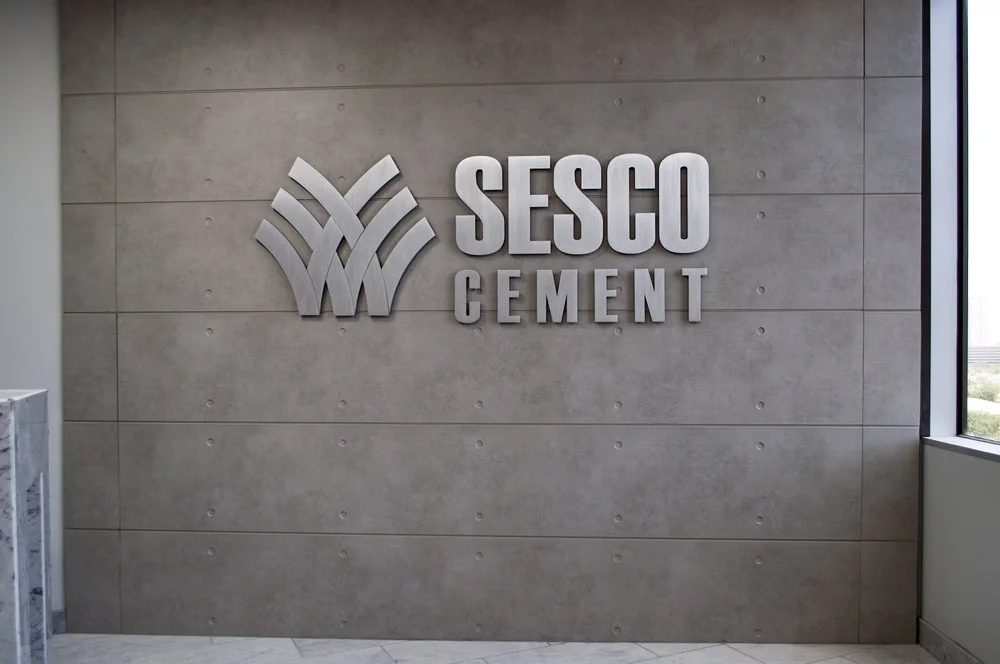 Pure Metal Lobby Signs