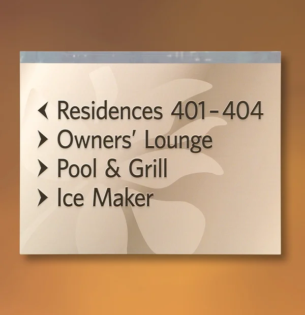 Gallery of Decorative ADA Sign Plaques