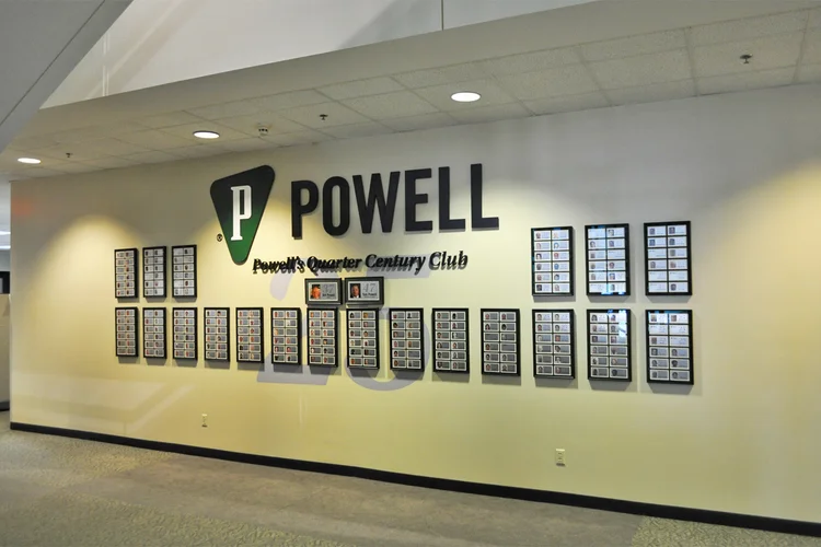 Powell Electric Recognition Wall
