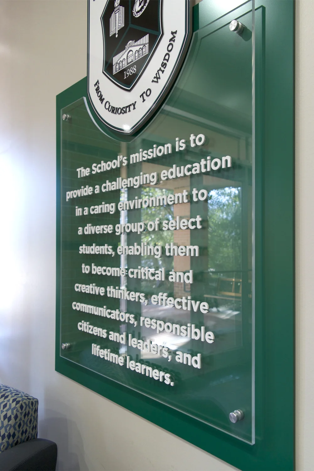 Backplated Logo Signs | Saifee Signs, Houston TX