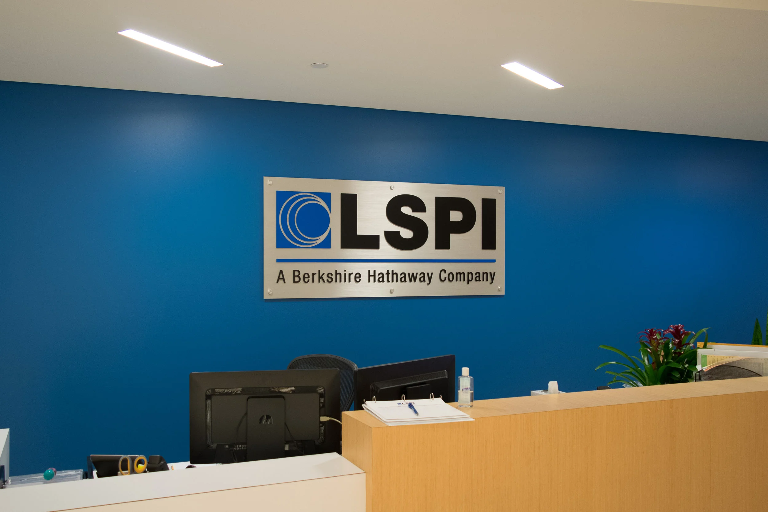 Backplated Logo Signs in Houston