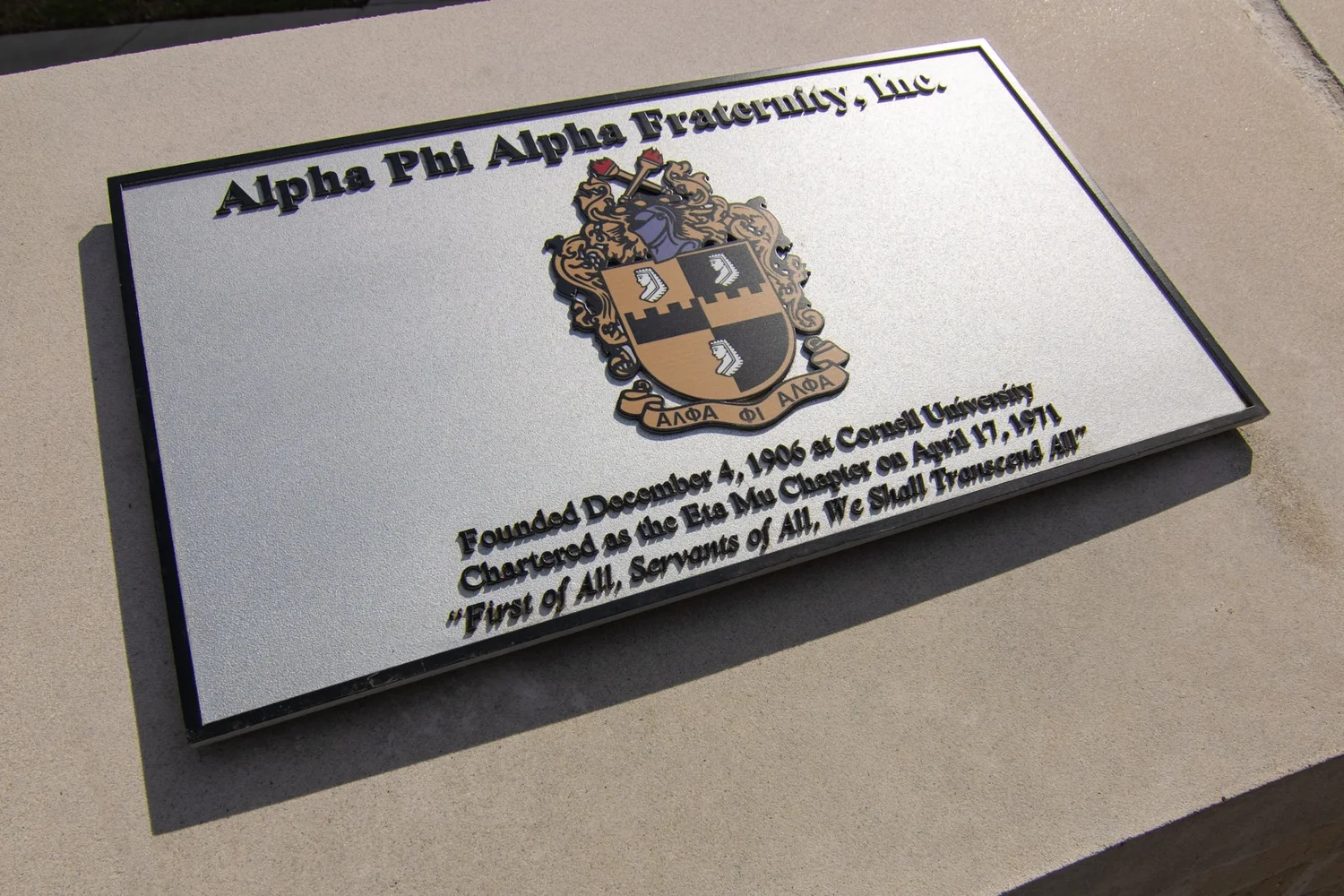 Custom Metal Plaques in Houston