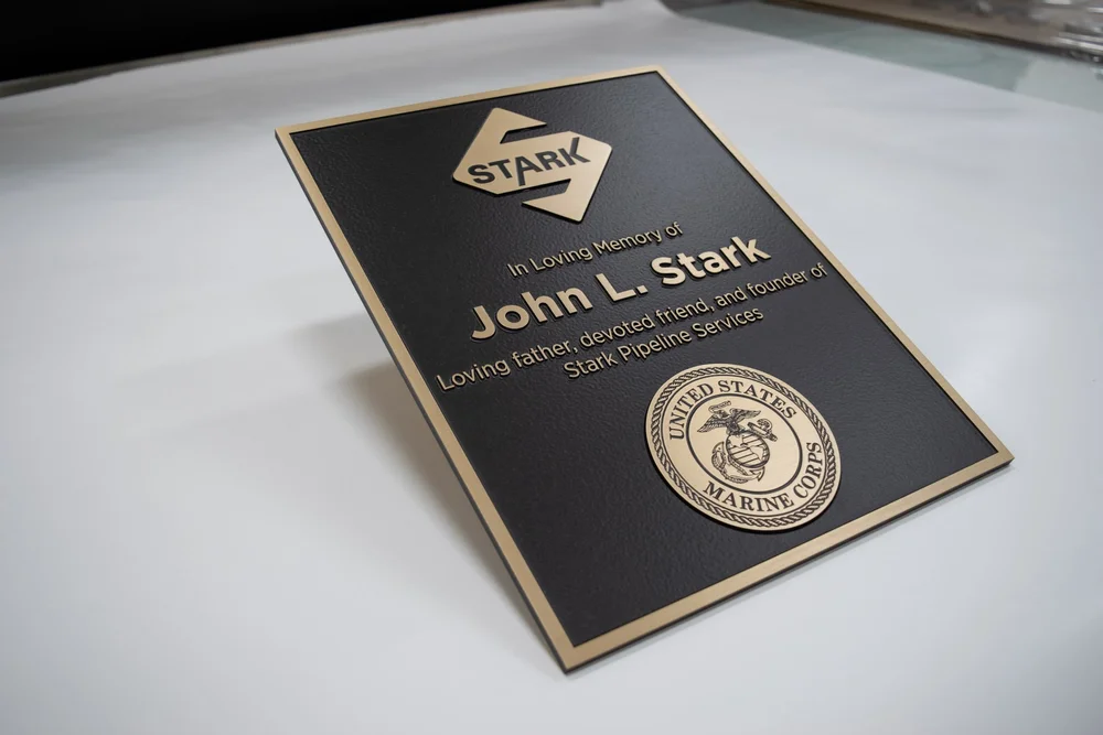 Custom Metal Plaques in Houston