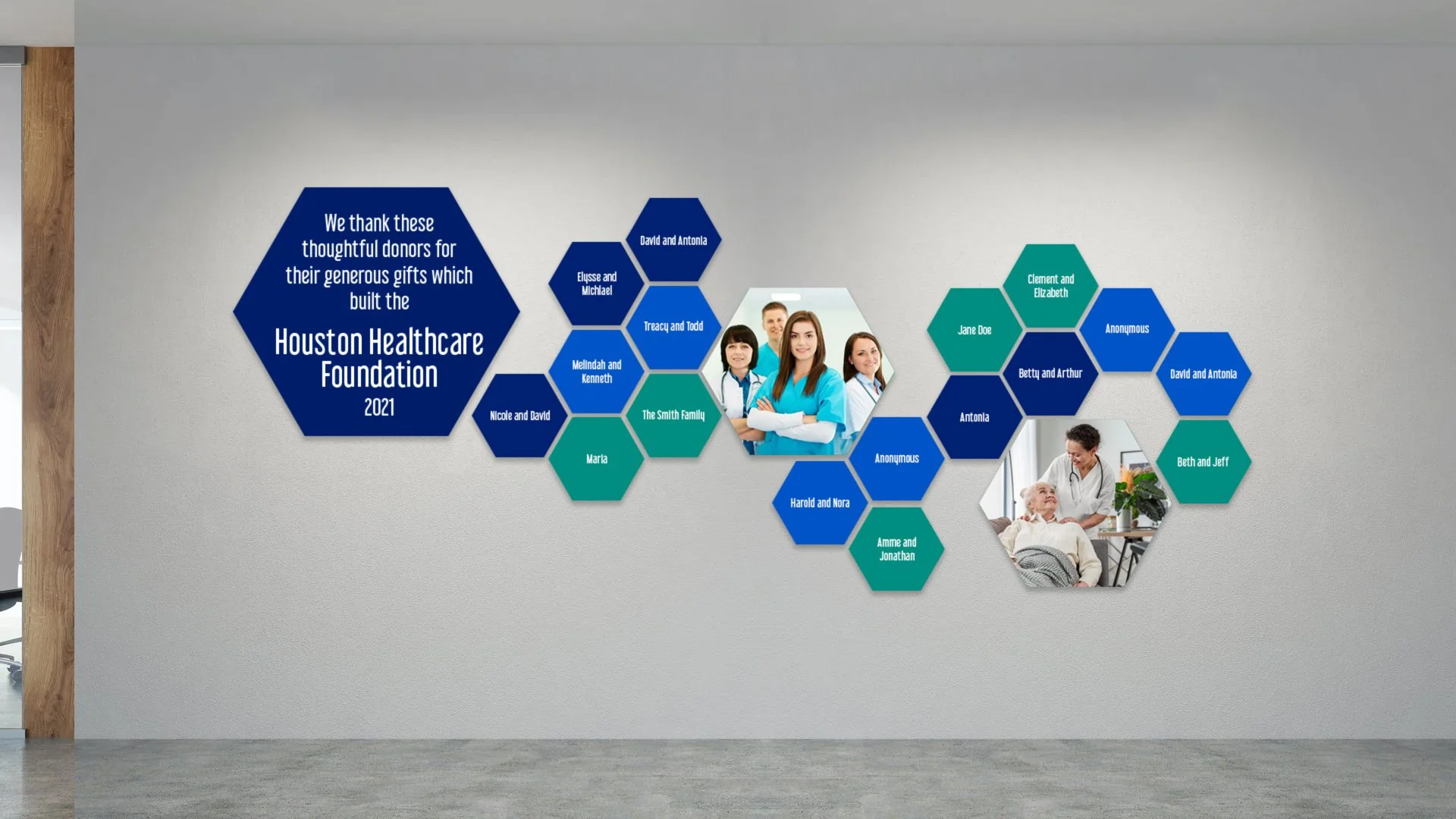 Donor Recognition Walls in Houston