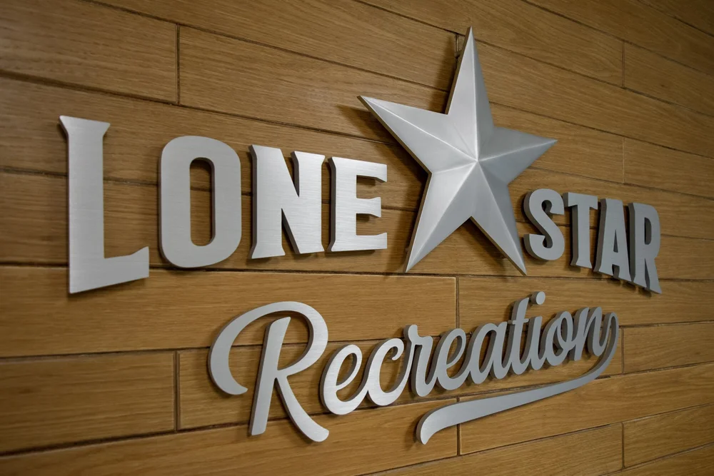 Pure Metal Lobby Signs