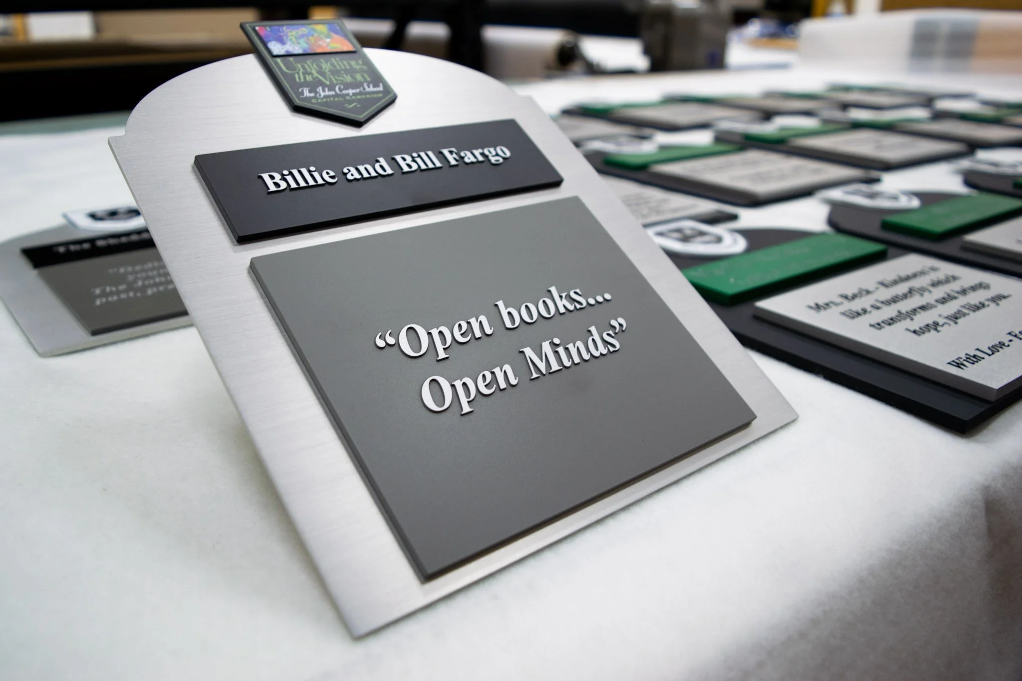 Custom Metal Plaques in Houston