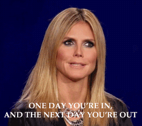 Dying Gif Project Runway