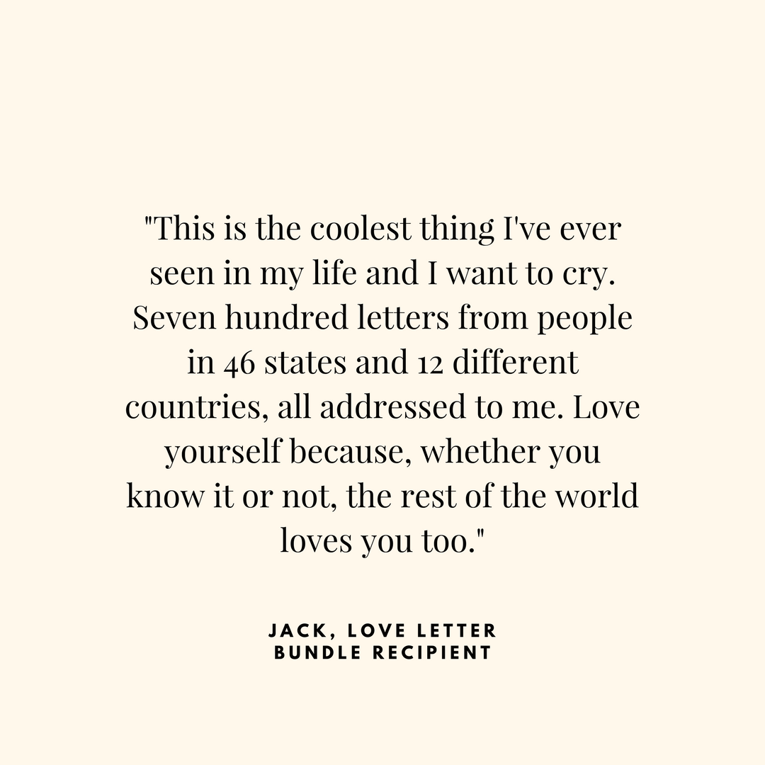 The World Needs More Love Letters