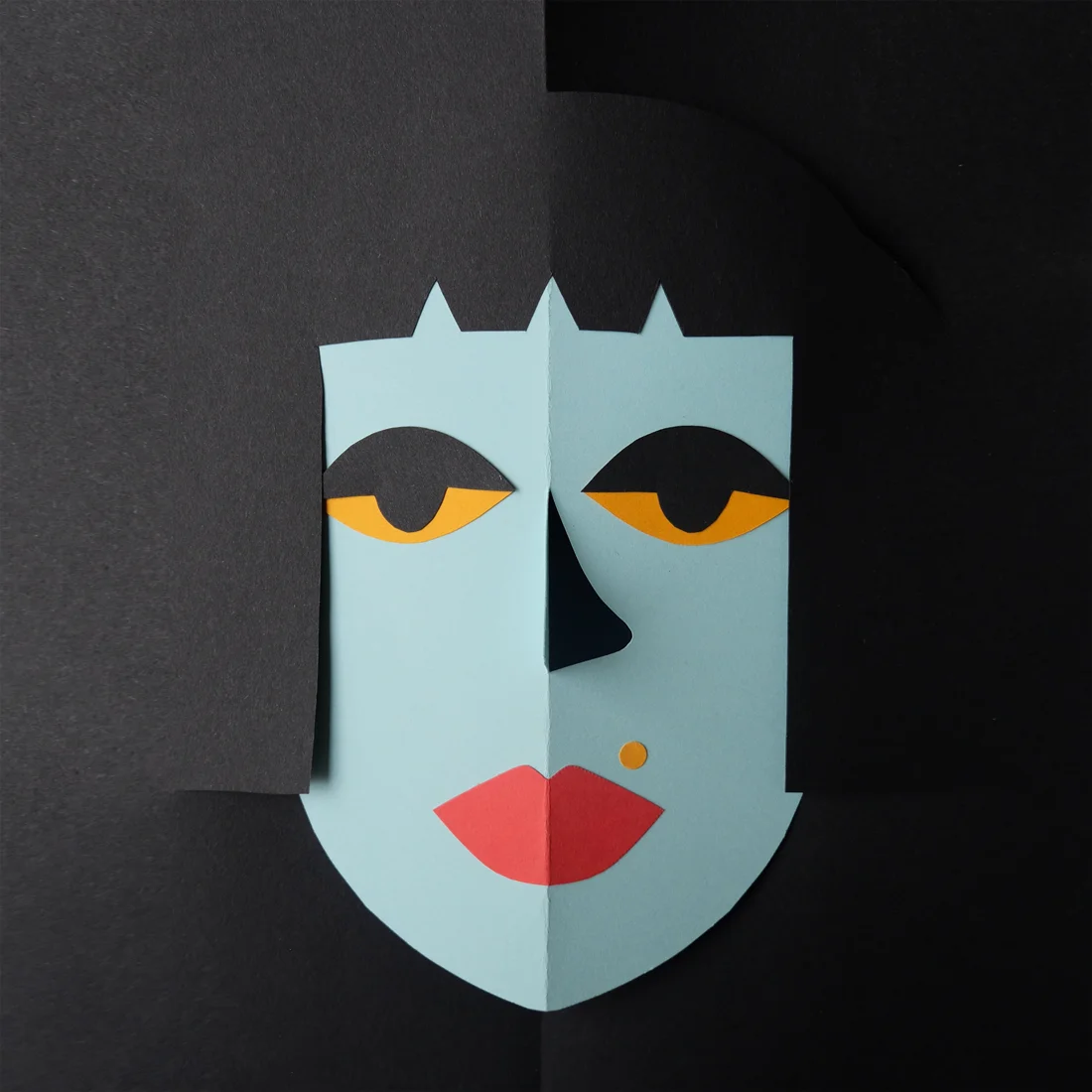 Papercut Portrait — Annette Jacobs - Illustration & Animation