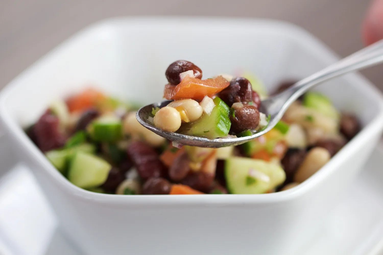 Vegan Three Bean Salad — Land of Noms